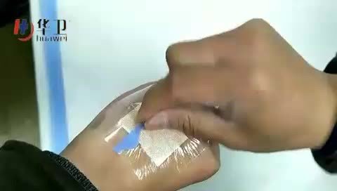 Waterproof semi-permeable clear wound dressing Medical hot sell PU wound care bandage adhesive plaster