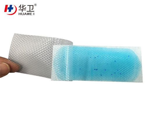 Hot selling burn cooingl gel plaster with blue hydrogel