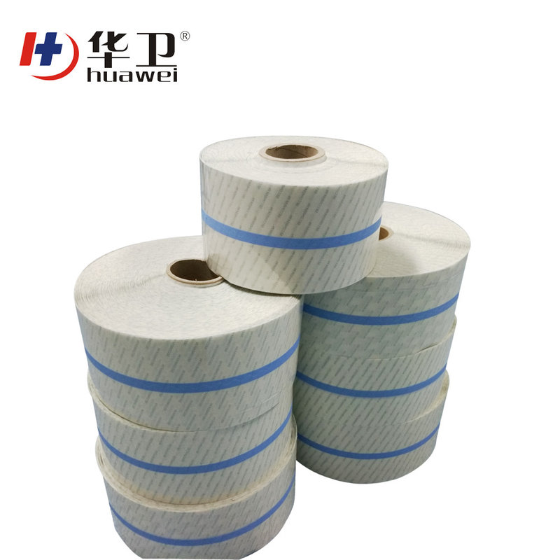 polyurethane PU film with adhesive and release paper for wound dressing